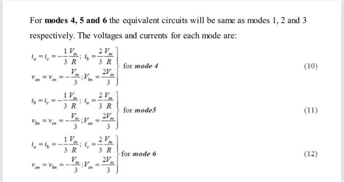 Solved Photo1 - Q1/ Proof the equations of "Mode 4" , | Chegg.com
