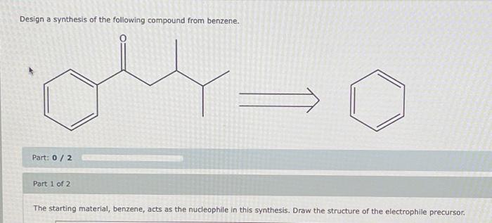 Solved Design a synthesis of the following compound from | Chegg.com
