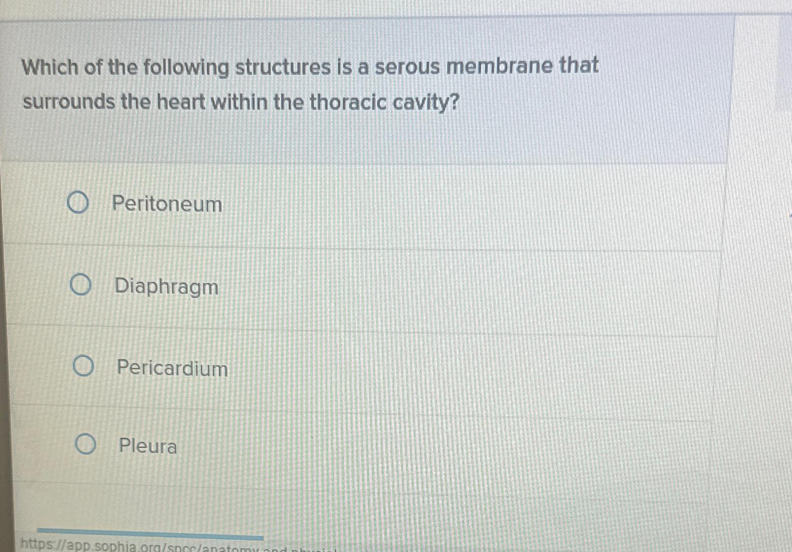 Solved Which of the following structures is a serous | Chegg.com