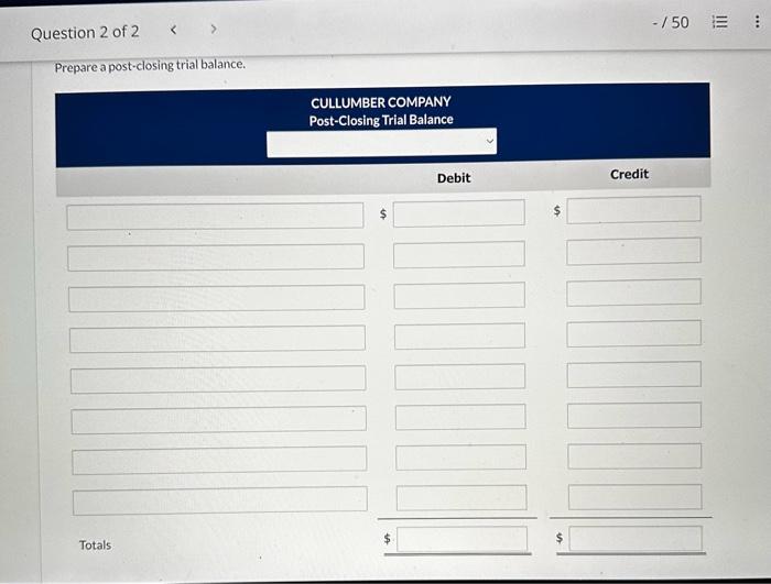 Solved The completed financial statement columns of the | Chegg.com