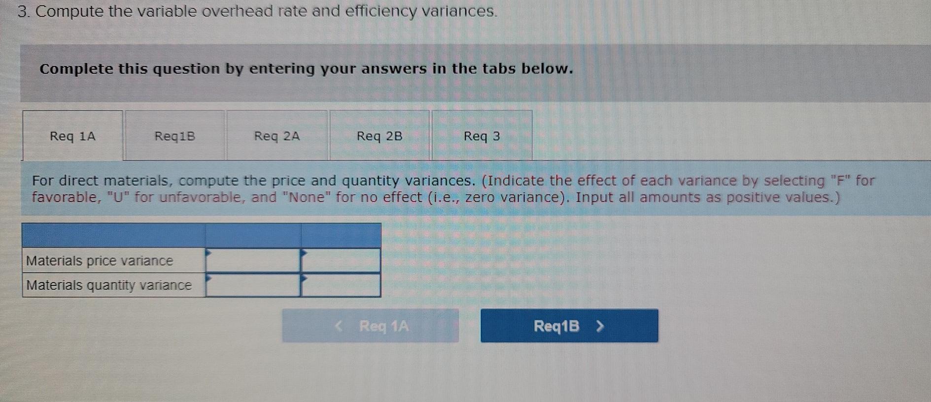 Solved Problem 10-14 (Static) Basic Variance Analysis | Chegg.com