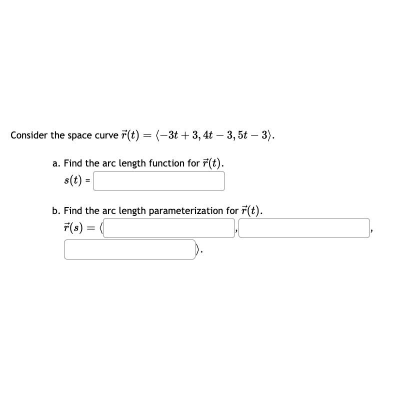 Solved Consider the space curve | Chegg.com