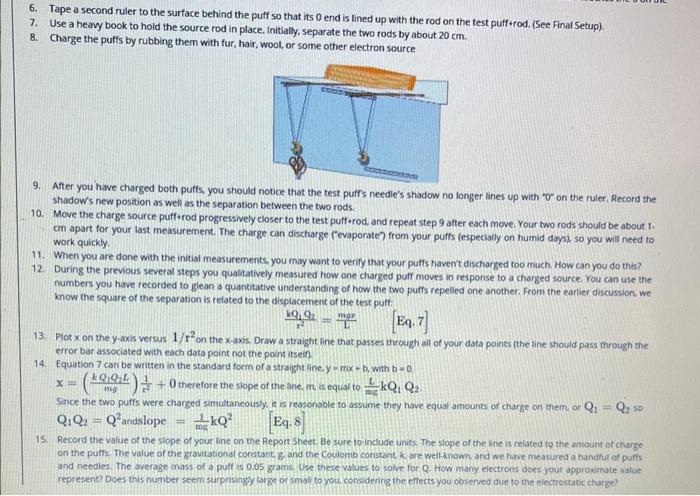 1. How could you verify that the puffs haven't | Chegg.com