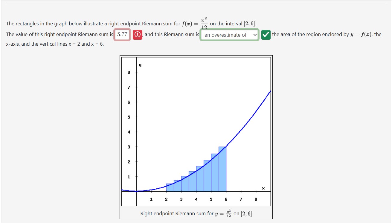 Solved The rectangles in ﻿the graph below illustrate a right | Chegg.com