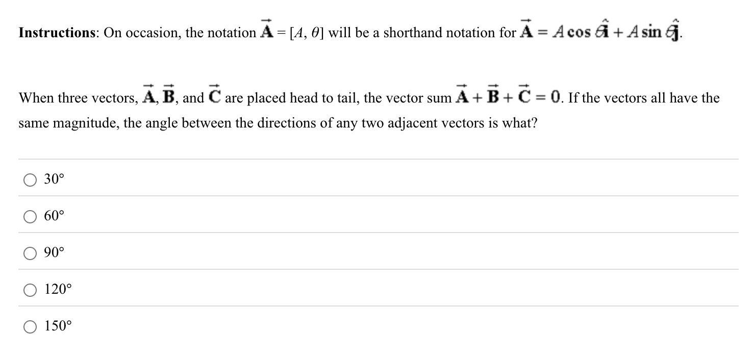 Solved Instructions: On ﻿occasion, the notation vec(A)=[A,θ] | Chegg.com