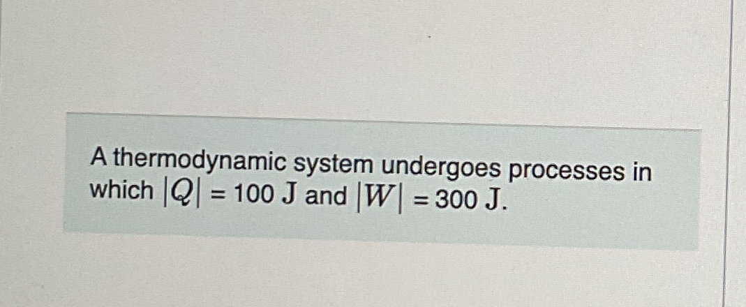 Solved A thermodynamic system undergoes processes in which | Chegg.com