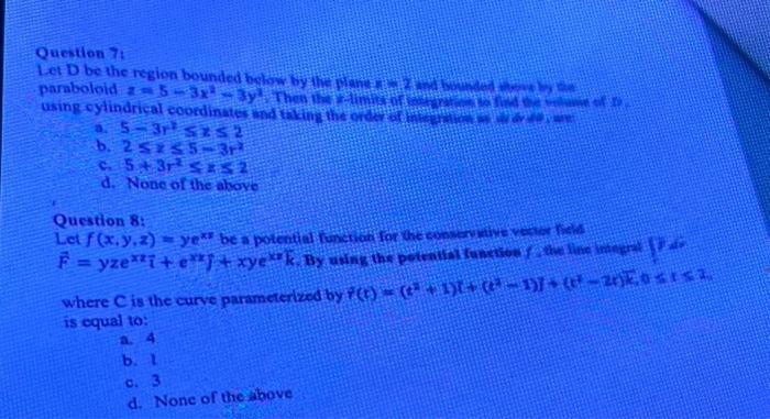 Solved Question 7 A 5 3 R 2 Leq X Leq 2 