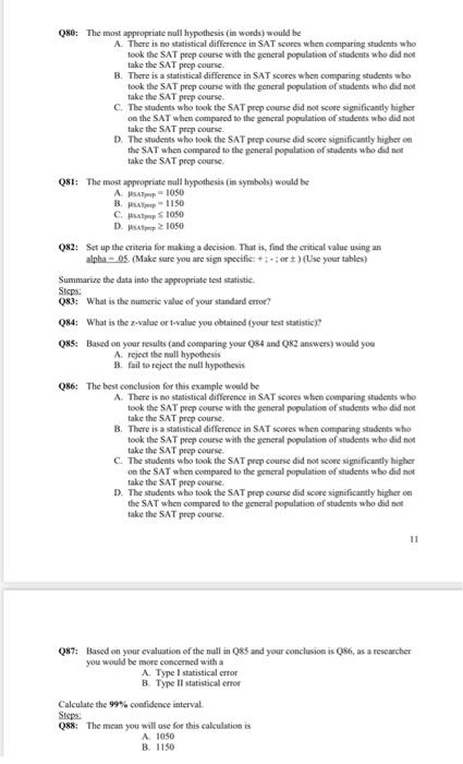 Solved The following 14 questions (Q78 to Q91 ) are based on | Chegg.com