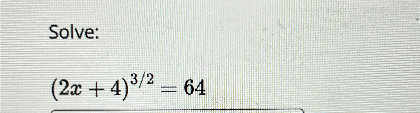 Solved Equations with exponents- ﻿rational exponents. | Chegg.com