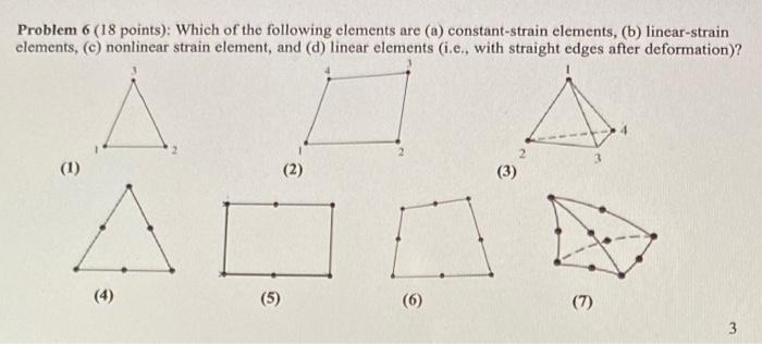 Solved Problem 6 (18 points): Which of the following | Chegg.com