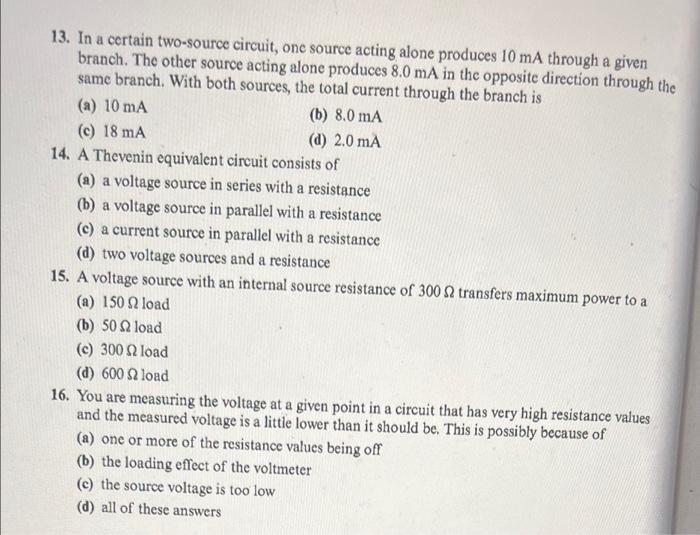 [Solved]: 10. When a load resistance is connected to the ou