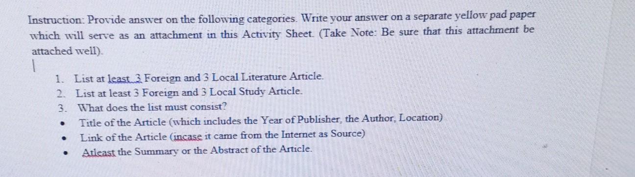 Instruction: Provide answer on the following | Chegg.com