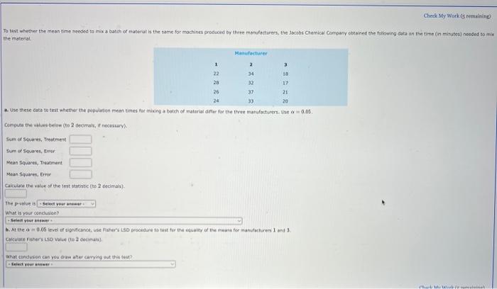 the meteral. a. Use thete cata to test whetther the | Chegg.com