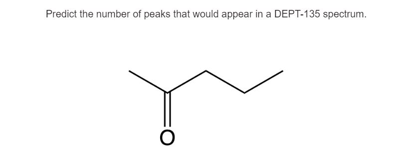 Solved Predict the number of peaks that would appear in a | Chegg.com
