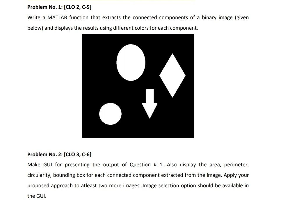 Solved Problem No. 1: (CLO 2, C-5] Write a MATLAB function | Chegg.com