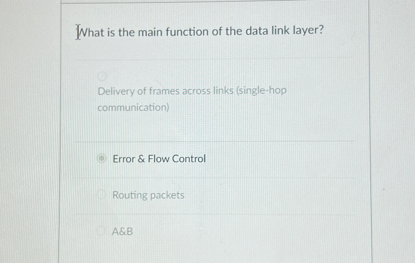 Solved What is the main function of the data link | Chegg.com