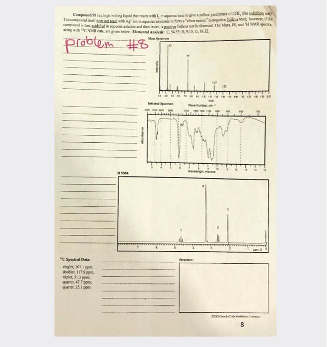 Solved Compound 65 is a solid (melting point 170.199) that | Chegg.com