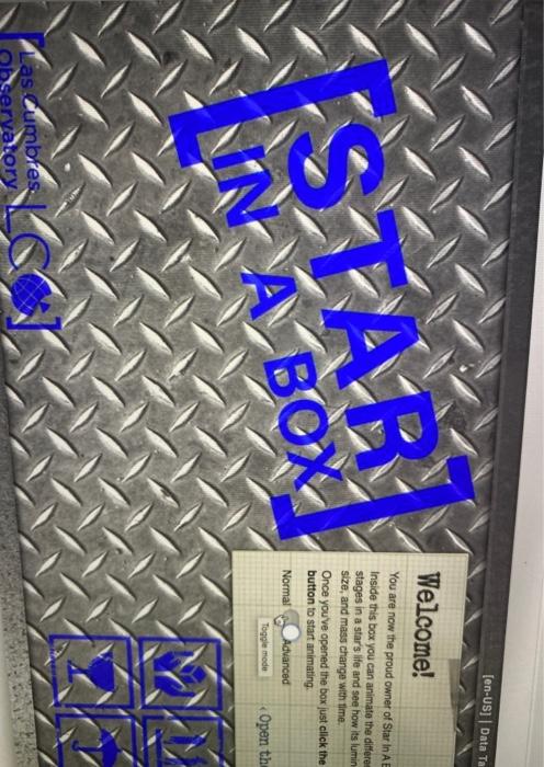 Solved use the star in a box simulation and find the last | Chegg.com