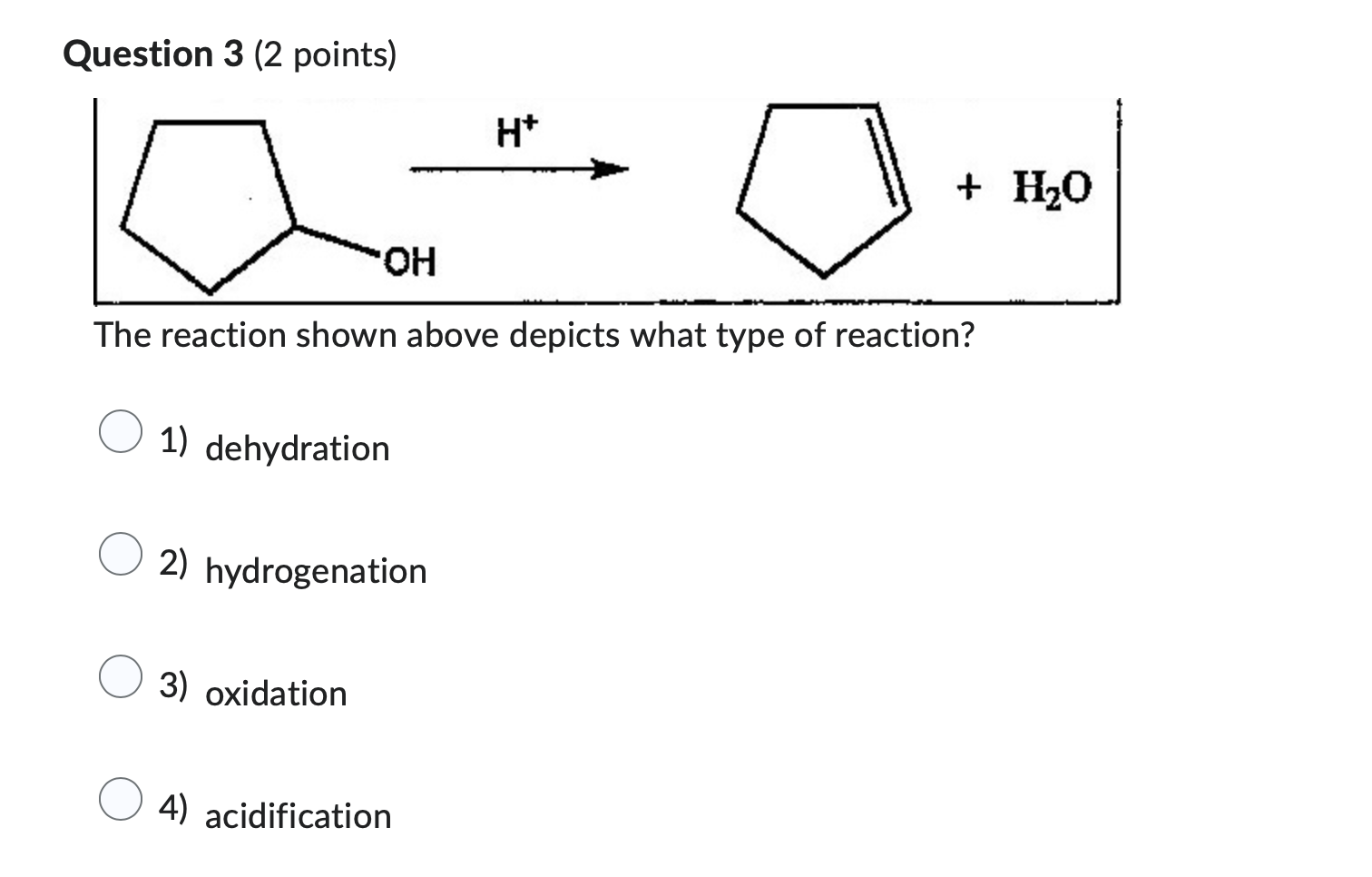 Solved The reaction shown above depicts what type of | Chegg.com