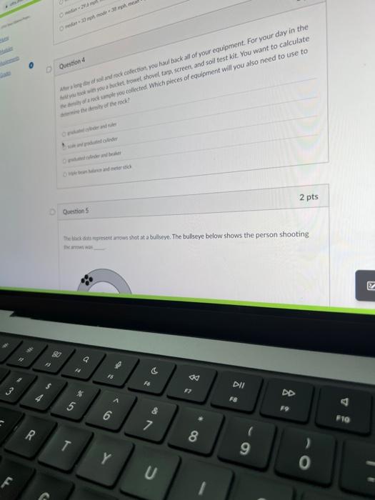 Quention a (3) Qeetion 5 2 pts The thek dint repesost | Chegg.com