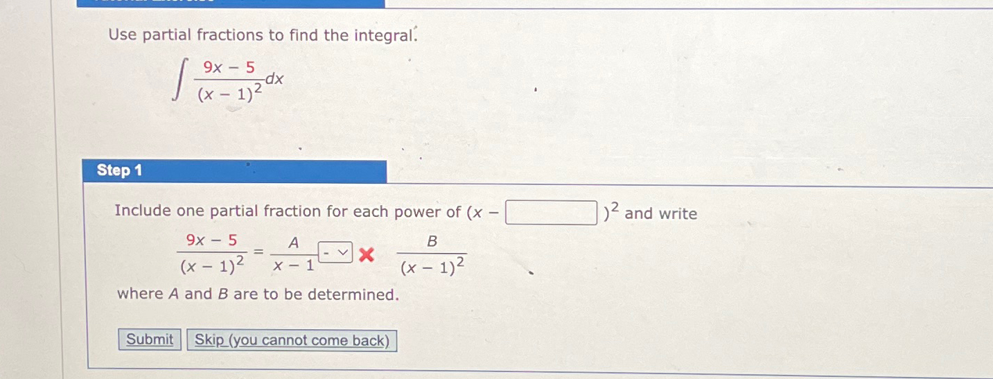 Solved Use partial fractions to find the | Chegg.com