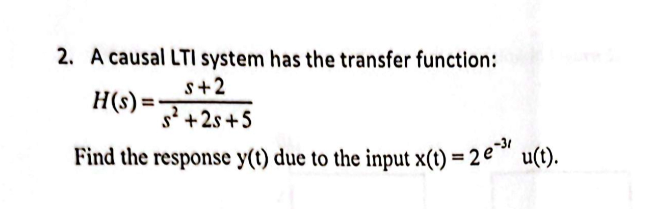 Solved A causal LTI system has the transfer | Chegg.com