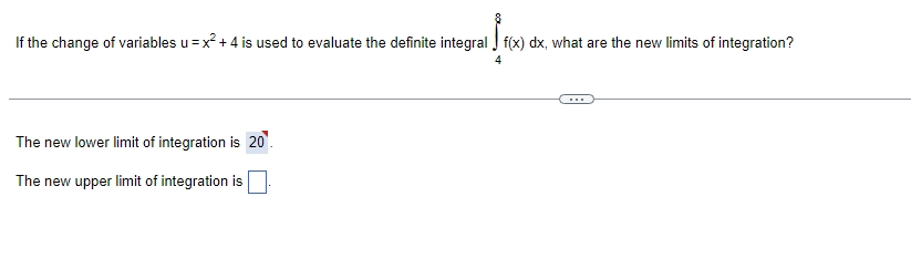 Solved If the change of variables u=x2+4 ﻿is used to | Chegg.com