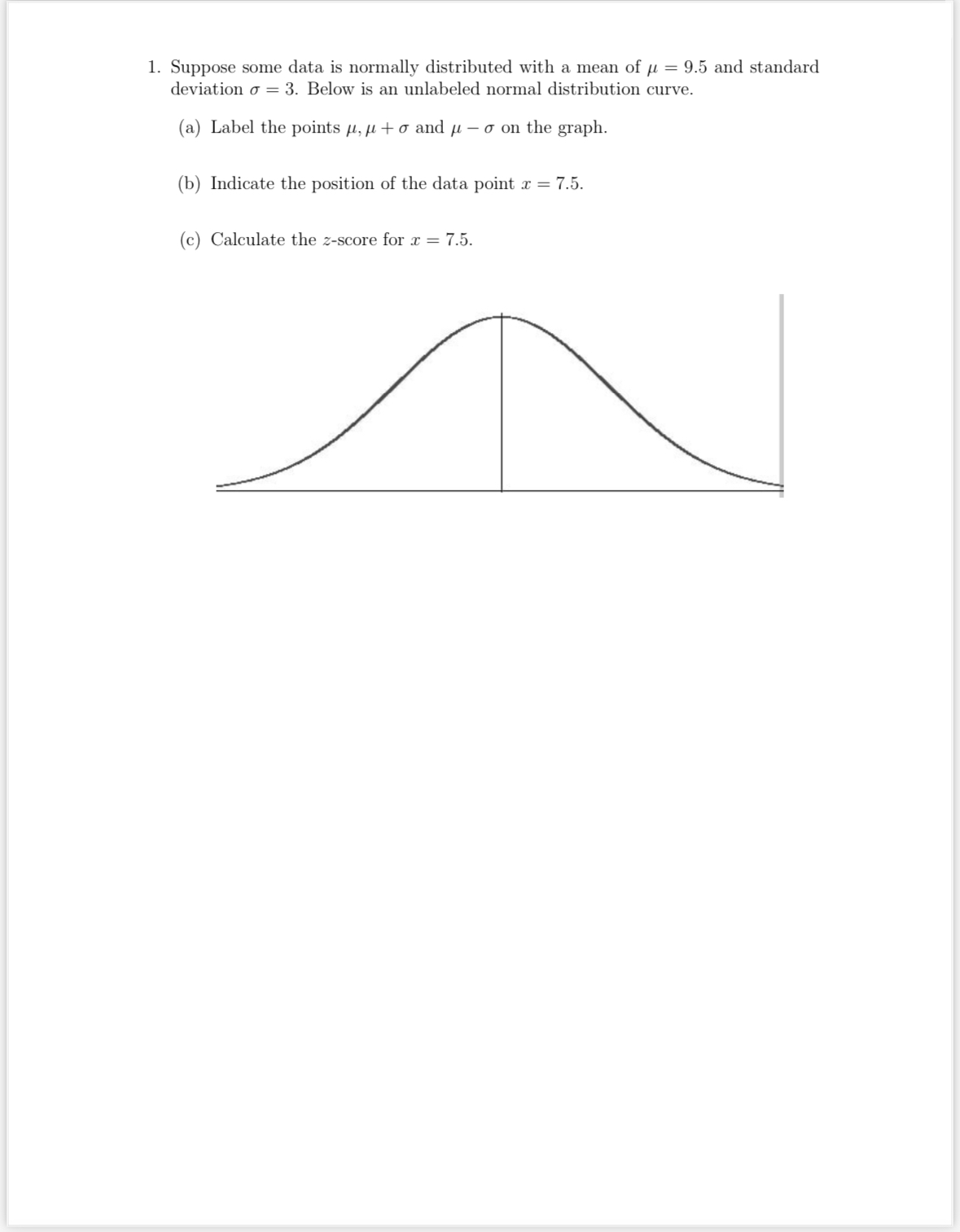 Solved Suppose some data is ﻿normally distributed with a | Chegg.com