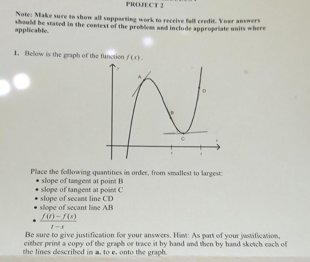 Solved Note: Make sure to show all supporting work to | Chegg.com