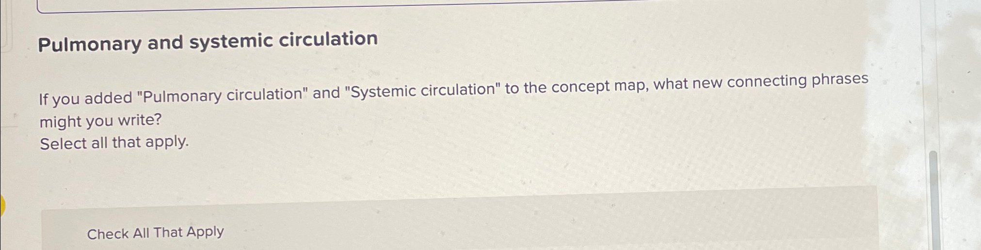 Solved Pulmonary and systemic circulationIf you added | Chegg.com