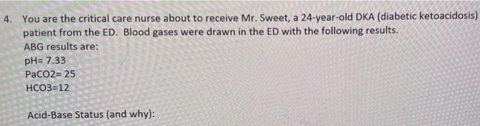 Solved Here is your Lesson 4 Arterial Blood Gases - Acid | Chegg.com