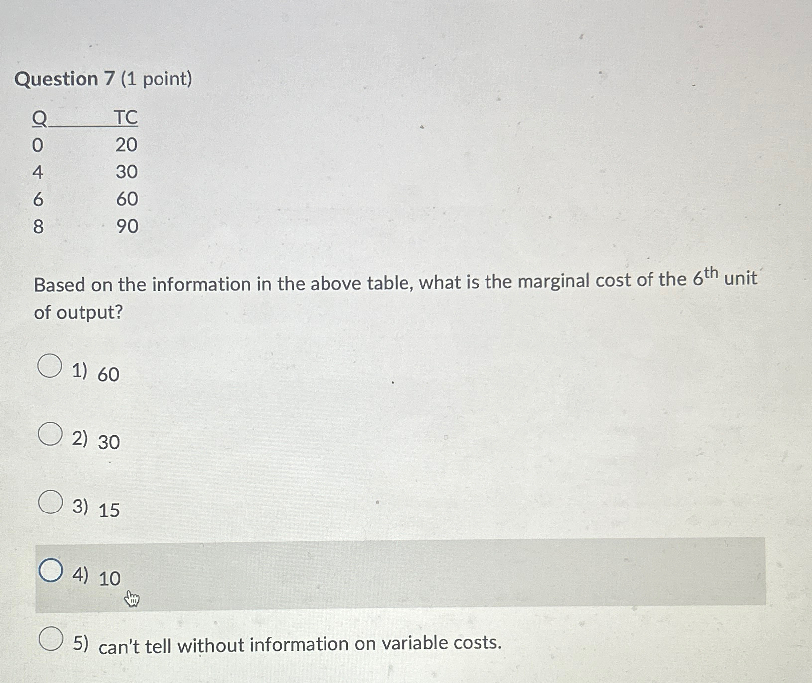Solved Question 7 (1 | Chegg.com