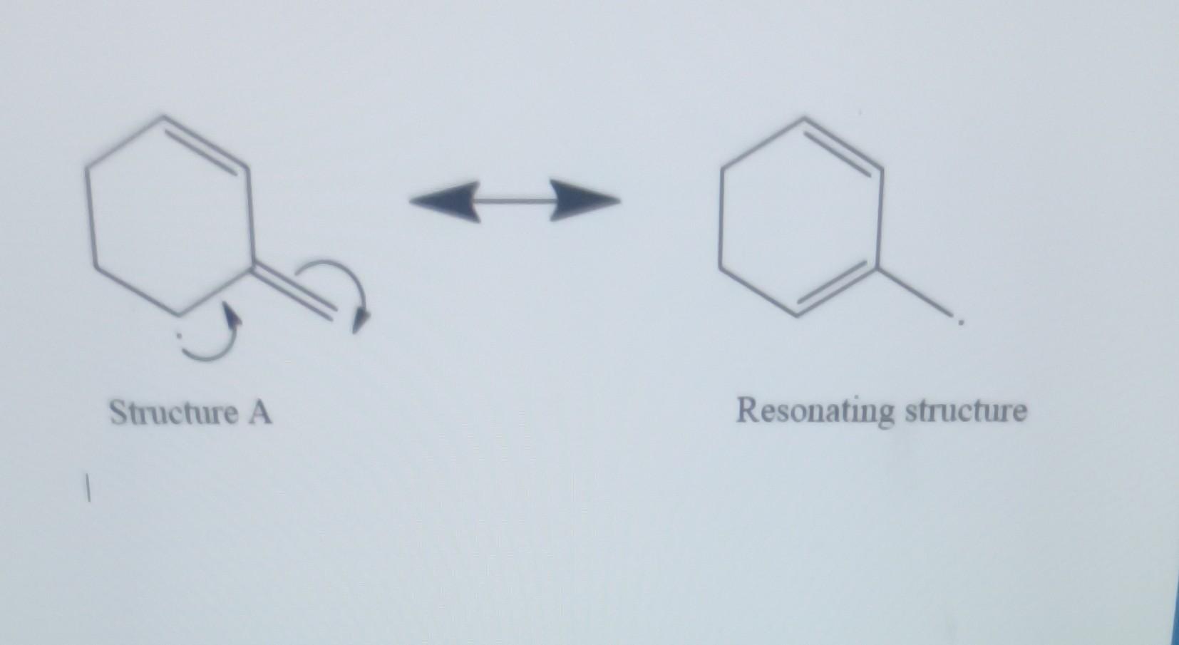 Solved Structure A Resonating structure | Chegg.com