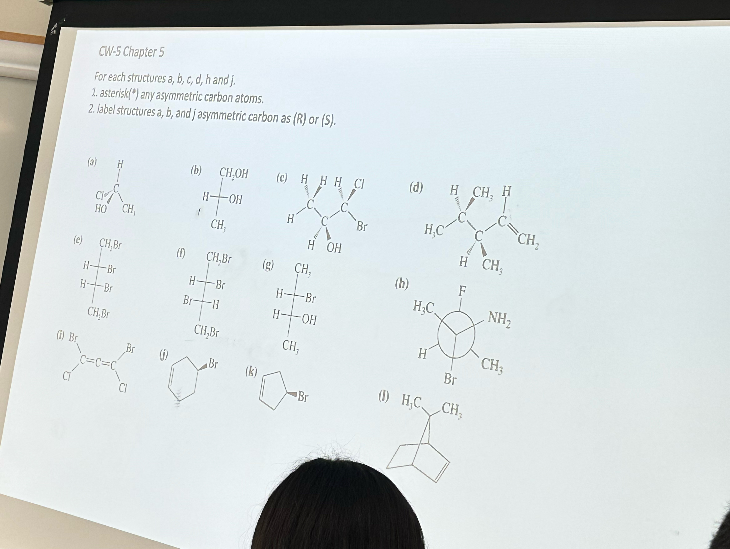 Solved CW. 5 ﻿Chapter 5For each siructures a,b,c,d,h ﻿and | Chegg.com