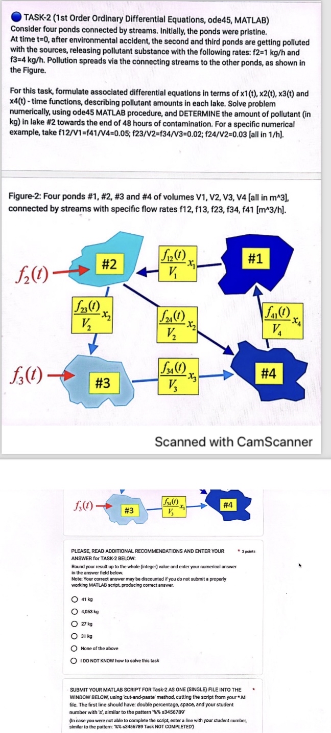 Solved Task 2 1st Order Ordinary Differential Equations