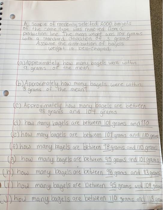 I need help showing my work for this on paper. | Chegg.com