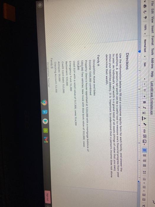 File Edit View Insert Format Tools Add-ons Help Lost | Chegg.com