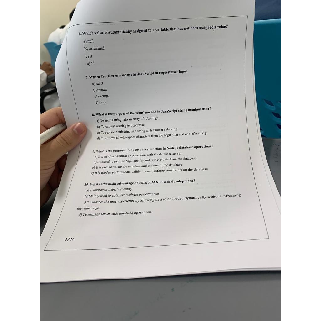 Solved Which value is automatically assigned to a variable | Chegg.com