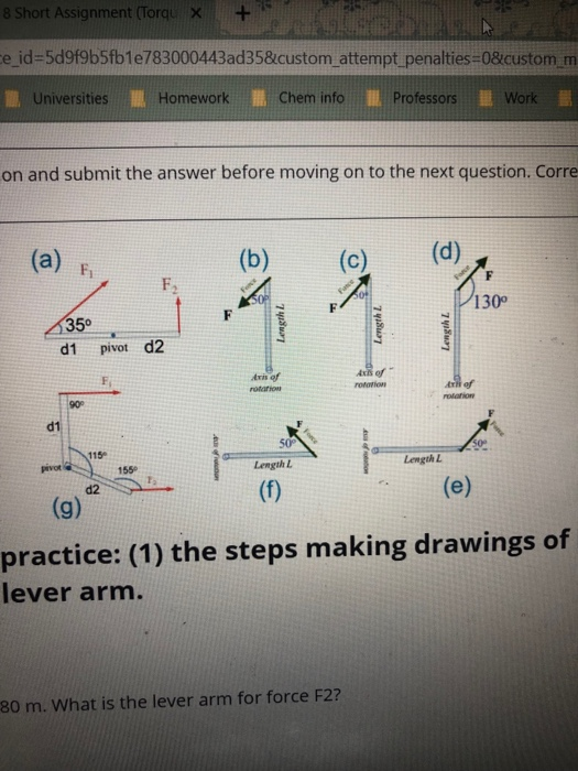 Solved 8 Short Assignment (Torqu x + e | Chegg.com