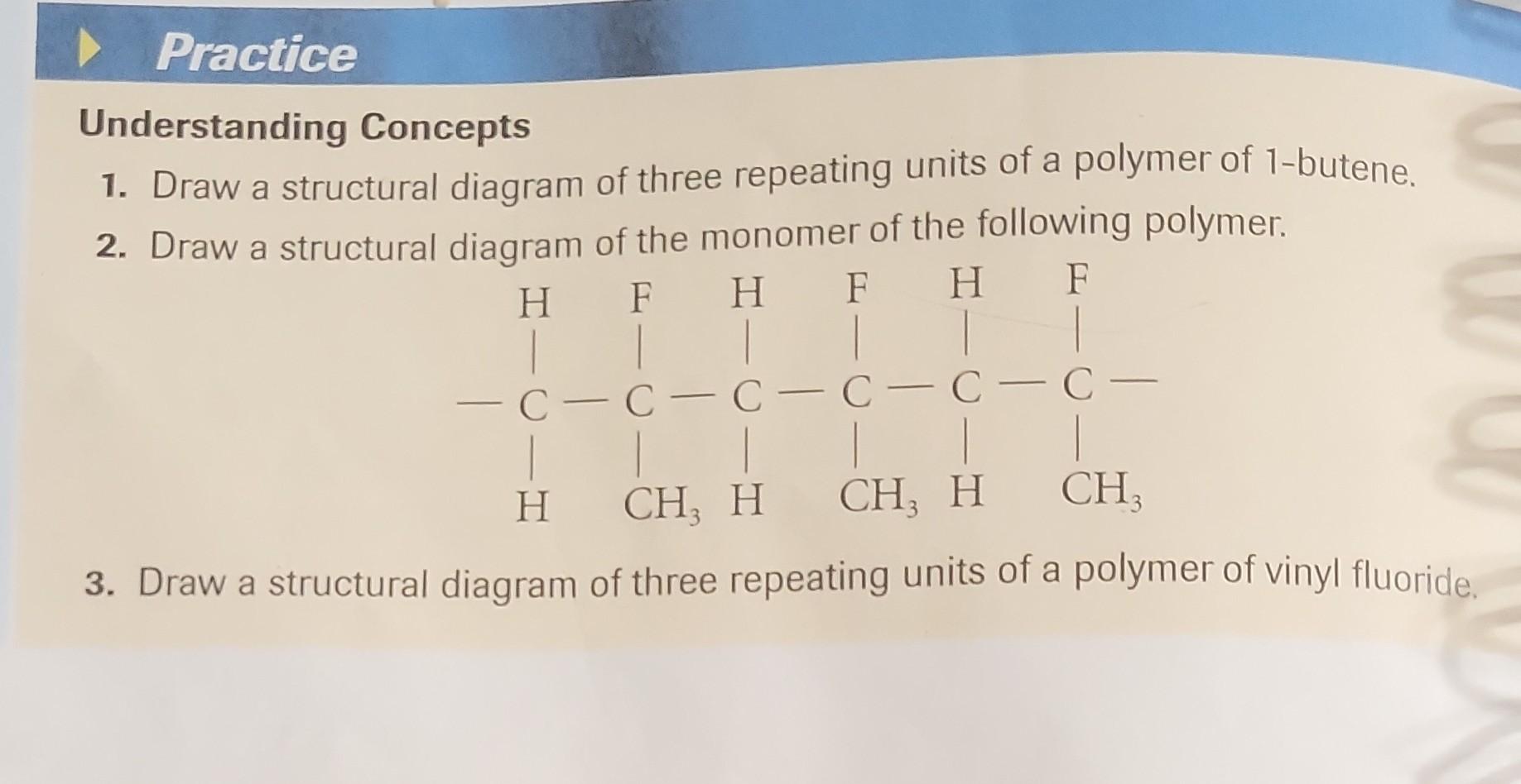 Solved Understanding Concepts 1 Draw A Structural Diagram