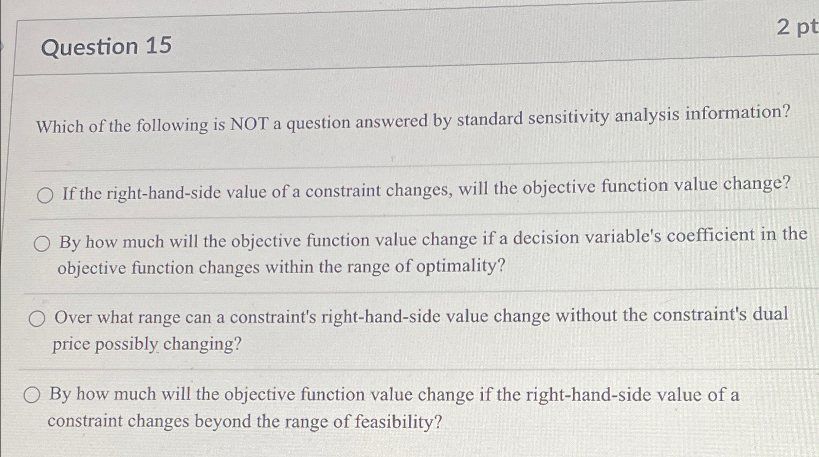 Solved Question 15Which of the following is NOT a question | Chegg.com