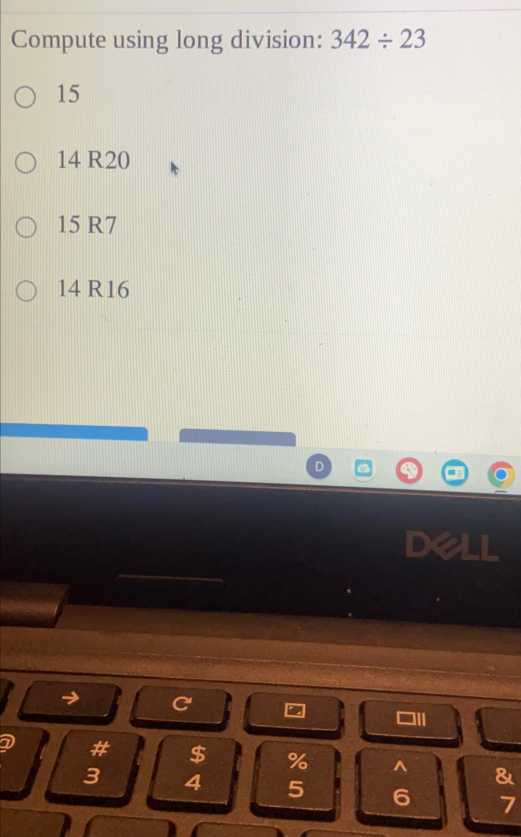 Solved Compute using long division: 342÷231514 ﻿R2015 ﻿R714 | Chegg.com