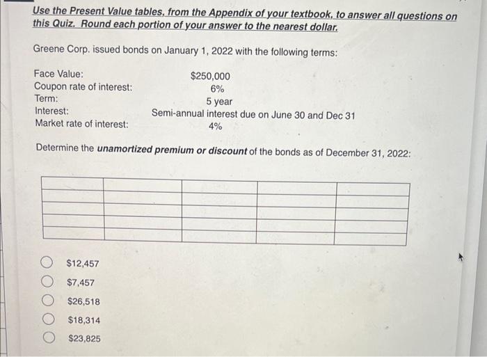 Solved Use the Present Value tables, from the Appendix of | Chegg.com