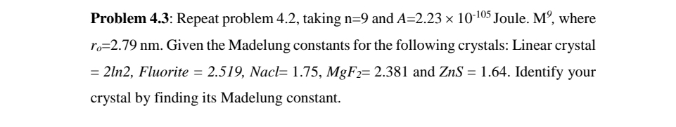 Solved Problem 43 Repeat Problem 42 ﻿taking N9 ﻿and 