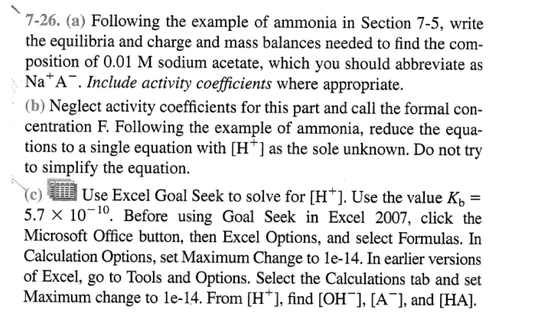 Solved How to solve 7-26. (a) ﻿Following the example of | Chegg.com