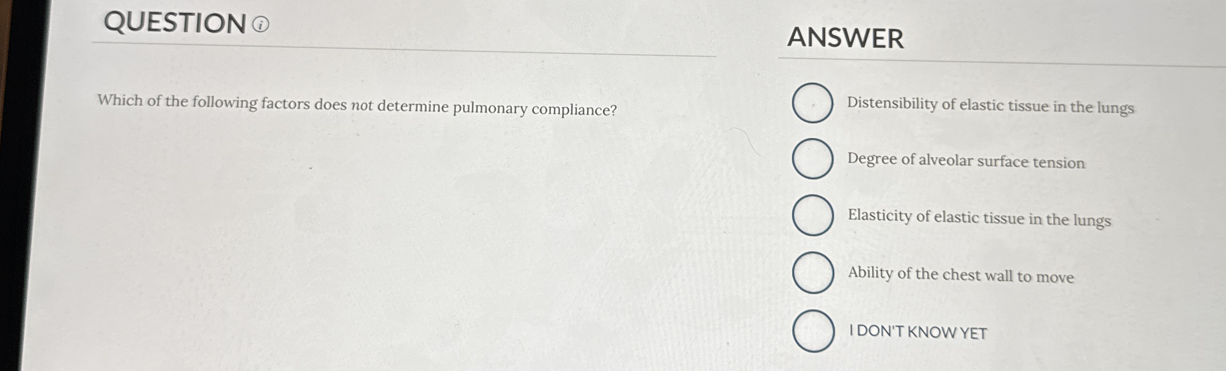 Solved QUESTION ®Which of the following factors does not | Chegg.com