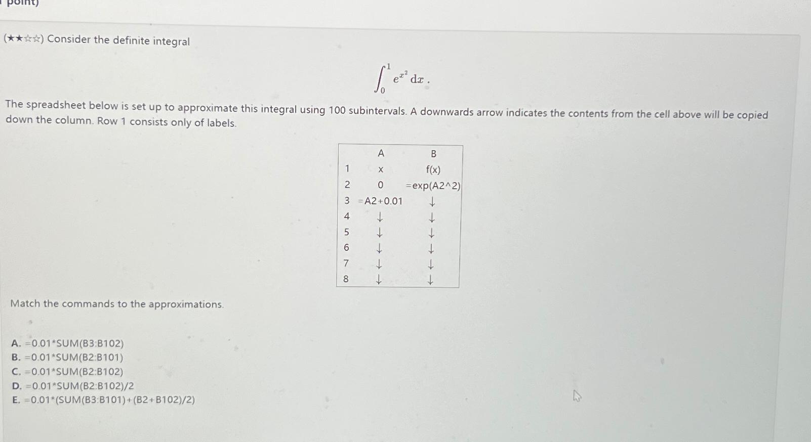 Solved (******×2?2) ﻿Consider the definite | Chegg.com