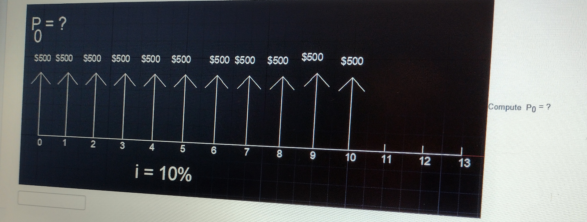 Solved P0=Compute P0= ? | Chegg.com