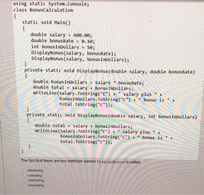 Solved using static System.Console; class Movie { static | Chegg.com