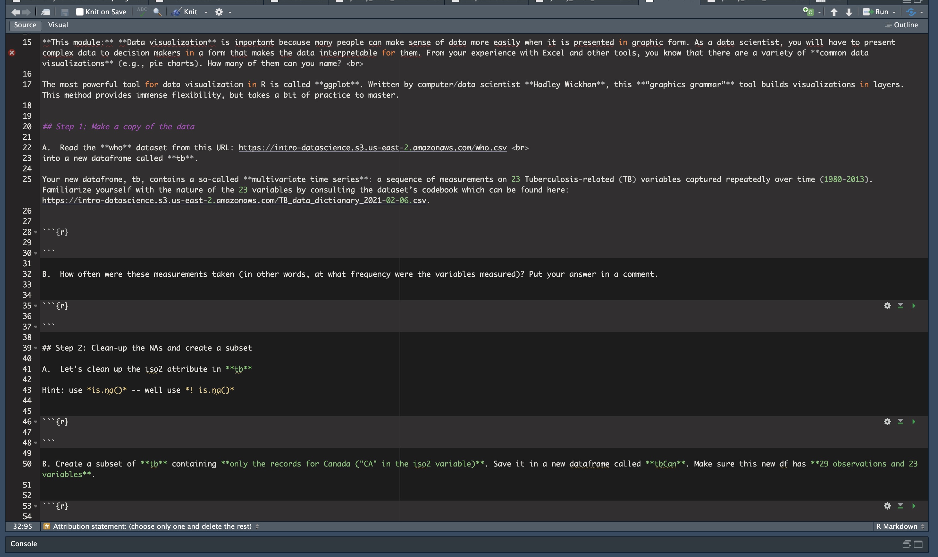 Solved See below for the R Studio code questions. Please | Chegg.com